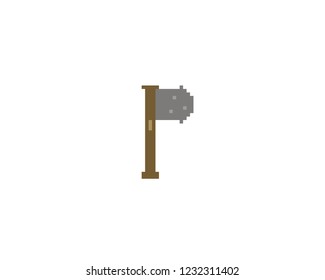 Pixel Art Ax Stock Vector (Royalty Free) 1232311402 | Shutterstock