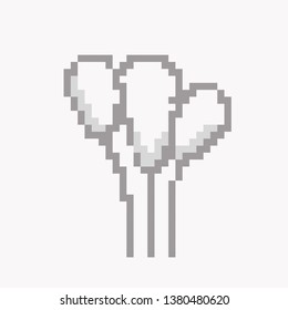 8 Bit Pixel Leeks Illustration Cartoon: ilustrações stock 1909799425 ...