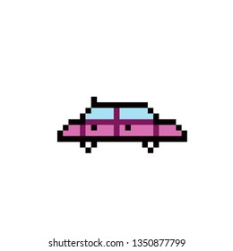 Pixel Art Car Stock Vector (Royalty Free) 1350877802