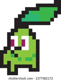 Pixel Art Cartoon Stock Vector (Royalty Free) 1377382172 | Shutterstock
