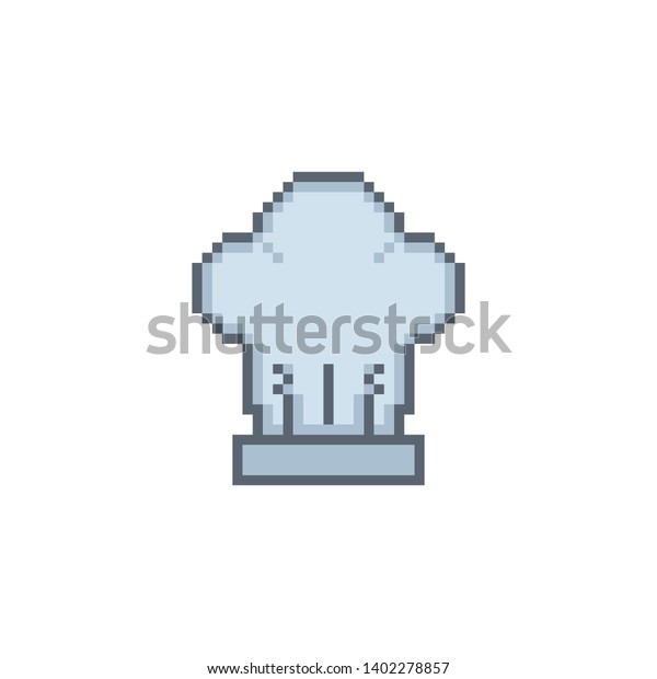 Pixel Art Chef Hat Icon Kitchen 库存矢量图（免版税）1402278857 | Shutterstock