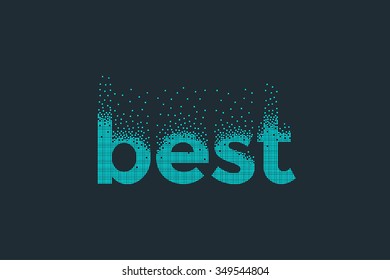 Pixel Art Design Word Best: เวกเตอร์สต็อก (ปลอดค่าลิขสิทธิ์) 349544804 ...
