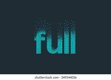 Pixel Art Design Word Run Stock Vector (Royalty Free) 344231330 ...