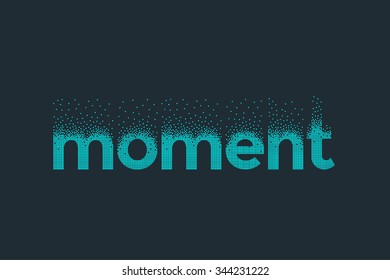 Pixel Art Design Word Moment Stock Vector (Royalty Free) 344231222 ...