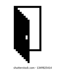 Pixel Art Door Stock Vector (Royalty Free) 1349825414 | Shutterstock