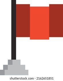Pixel Art Flag Game Stock Vector (Royalty Free) 2162651851 | Shutterstock