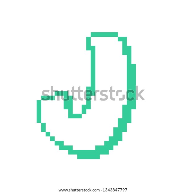 Pixel Art Font J Stock Vector (Royalty Free) 1343847797 | Shutterstock