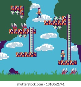 264 imágenes de Ladder pixel art - Imágenes, fotos y vectores de stock ...