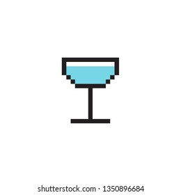 Pixel Art Glass Stock Vector (Royalty Free) 1350069122 | Shutterstock