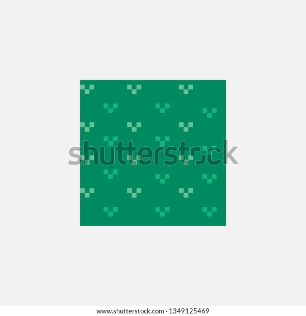 Pixel Art Grass Texture Game Platforms 스톡 벡터(로열티 프리) 1349125469 ...