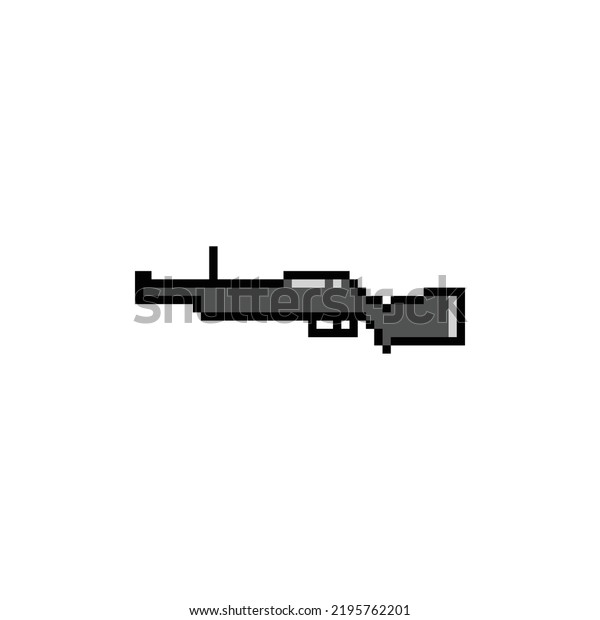 Pixel Art Grenade Launcher Icon Design Stock Vector (Royalty Free ...