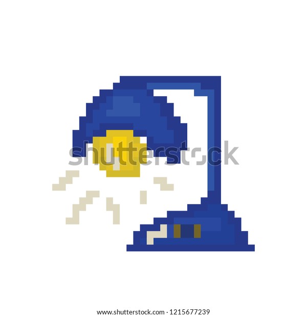 Pixel Art Lamp Stock Vector (Royalty Free) 1215677239 | Shutterstock
