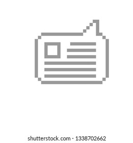 Pixel Art Messages Stock Vector (Royalty Free) 1338702662 | Shutterstock