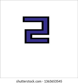Pixel Art Number 2 Stock Vector (Royalty Free) 1363653545 | Shutterstock