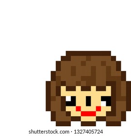 Pixel Art Person: vector de stock (libre de regalías) 1327405724 ...