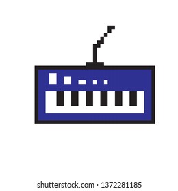 Pixel Art Piano Stock Vector (Royalty Free) 1372281185 | Shutterstock