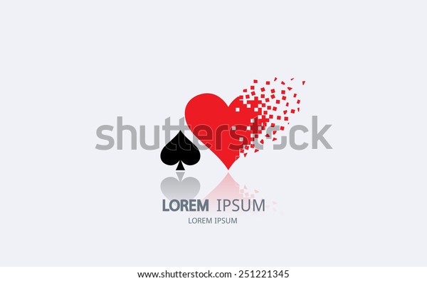 Pixel Art Playing Card Suit Logo 스톡 벡터(로열티 프리) 251221345 | Shutterstock