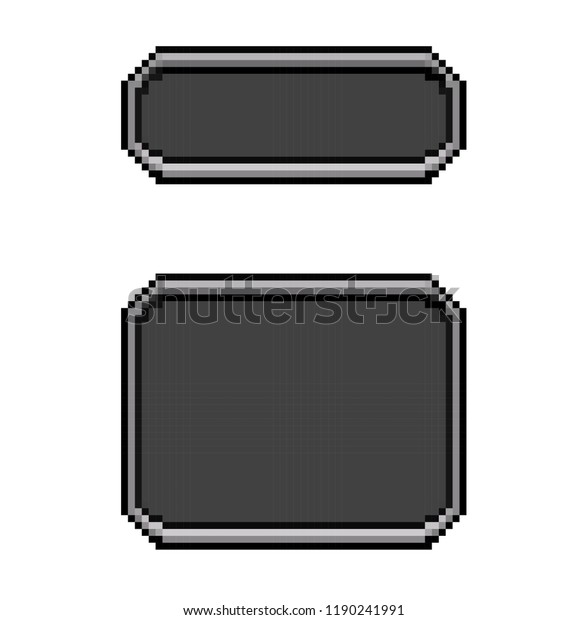「Pixel Art Popup Menu Screen Illustration」のベクター画像素材（ロイヤリティフリー ...