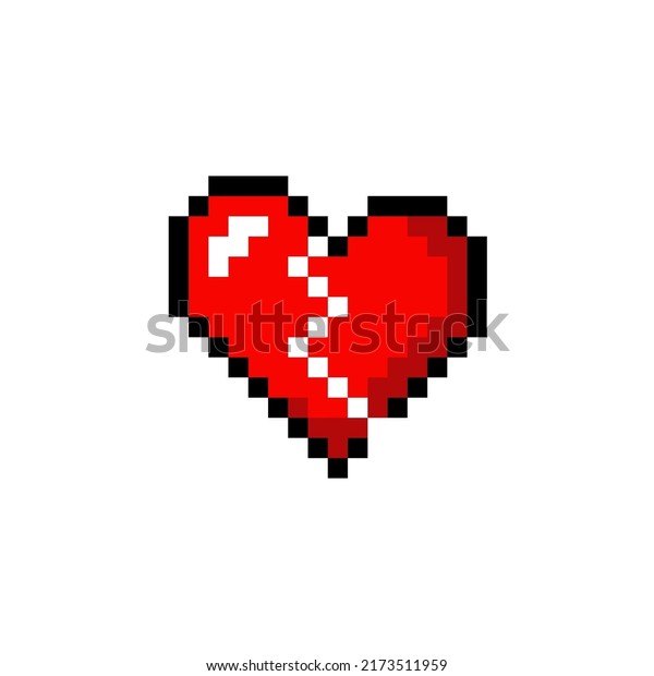 Pixel Art Retro 8 Bit Red: เวกเตอร์สต็อก (ปลอดค่าลิขสิทธิ์) 2173511959 ...