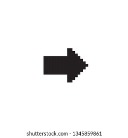 Pixel Art Right Arrow Stock Vector (Royalty Free) 1345859861 | Shutterstock