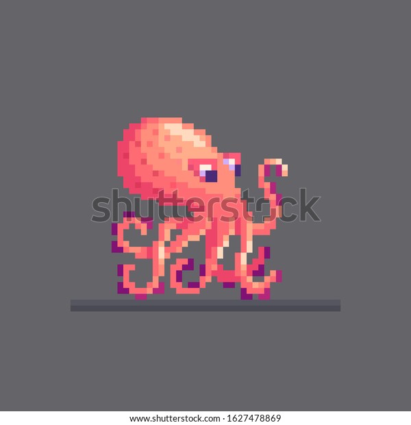 Pixel art octopus 302 รายการ ภาพ ภาพสต็อกและเวกเตอร์ | Shutterstock