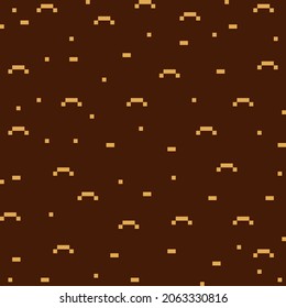 Pixel Art Soil Texture Vector Picture: стоковая векторная графика (без ...