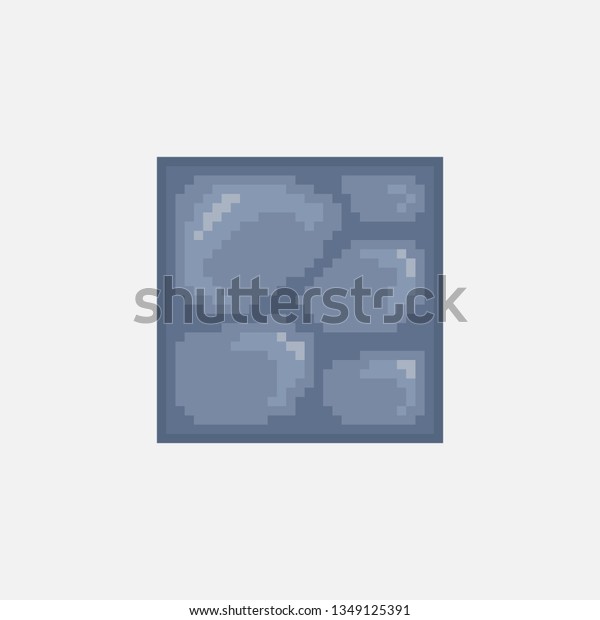 Pixel Art Stone Texture Game Platforms 스톡 벡터(로열티 프리) 1349125391 ...