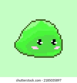 Pixel Art Style 18 Bit Slime Stock Vector (Royalty Free) 2185035897 ...