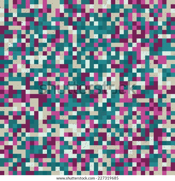 Pixel Art Style Background Grunge Texture: เวกเตอร์สต็อก (ปลอดค่า ...