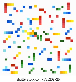 Pixel Art Style Old School Seamless Stock-vektor (royaltyfri) 735202726 ...