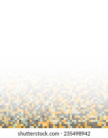 Pixel Art Style Pattern Fading White Stock Vector (Royalty Free) 235498972
