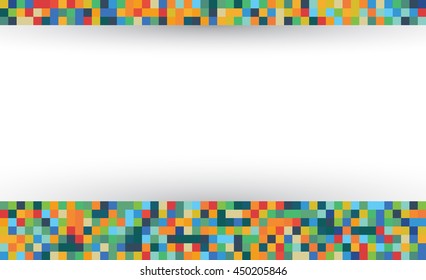 Pixel Art Style Web Background Layout: เวกเตอร์สต็อก (ปลอดค่าลิขสิทธิ์ ...