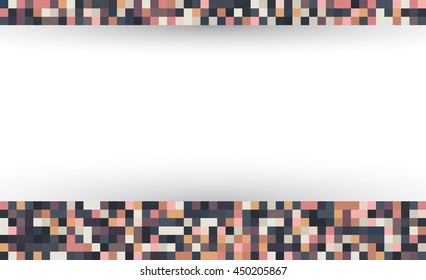 Pixel Art Style Web Background Layout Stock Vector (Royalty Free ...