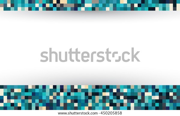 Pixel Art Style Web Background Layout Stock Vector (Royalty Free) 450205858