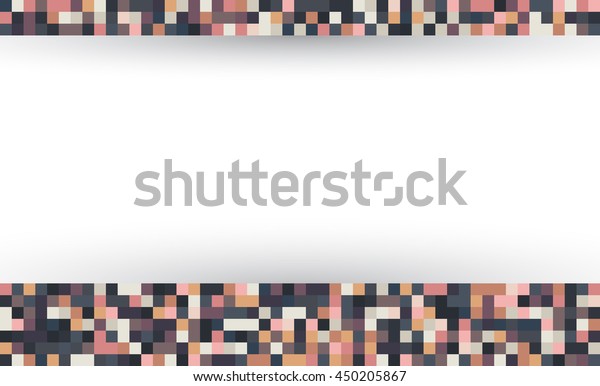 Pixel Art Style Web Background Layout Stock Vector (Royalty Free ...