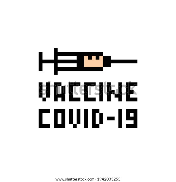 Pixel Art Syringe Vaccine Vector Illustration: เวกเตอร์สต็อก (ปลอดค่า ...