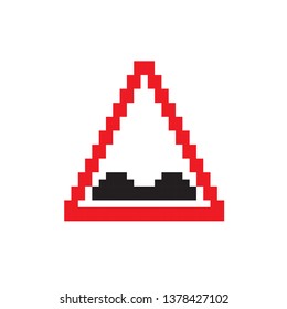 Pixel Art Traffic Signs Stock Vector (Royalty Free) 1378427102 ...