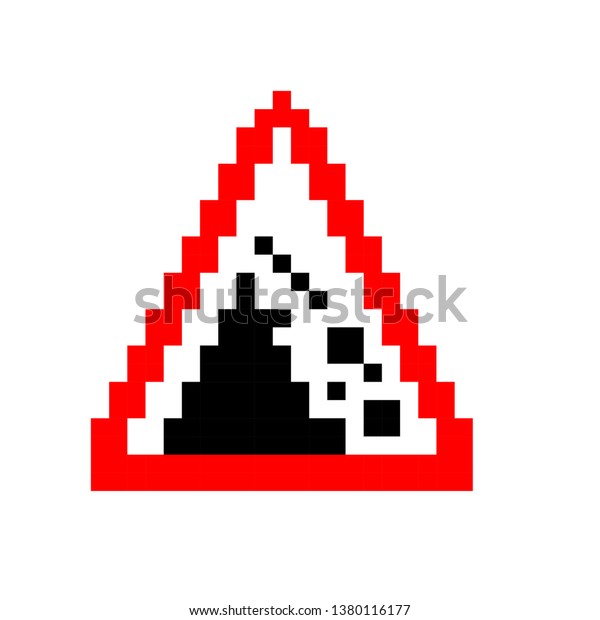 Pixel Art Traffic Signs Stock Vector (Royalty Free) 1380116177 ...