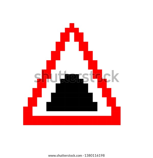 Pixel Art Traffic Signs Stock Vector (Royalty Free) 1380116198 ...