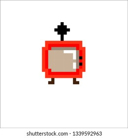Pixel Art Tv Stock Vector (Royalty Free) 1339592963 | Shutterstock