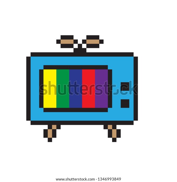 Pixel Art Tv: เวกเตอร์สต็อก (ปลอดค่าลิขสิทธิ์) 1346993849 | Shutterstock