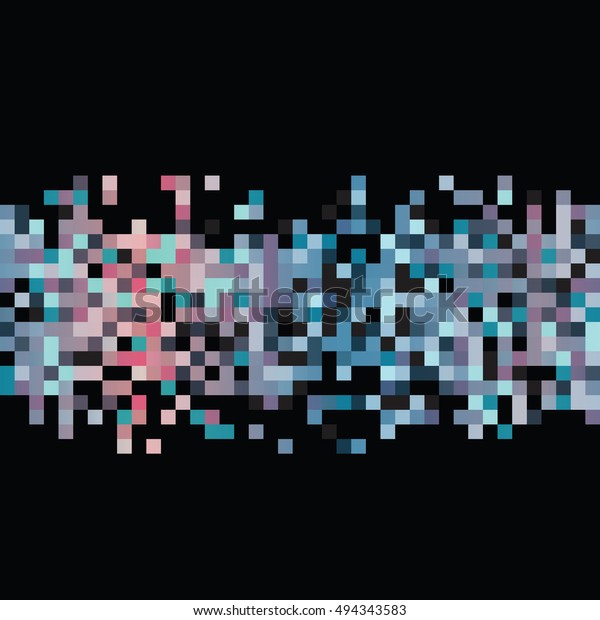 Pixel Art Vector Background Stock Vector (Royalty Free) 494343583 ...