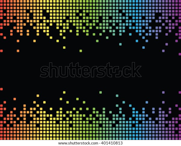 Pixel Background Texture Colorful Rainbow Copy Stock Vector (Royalty ...