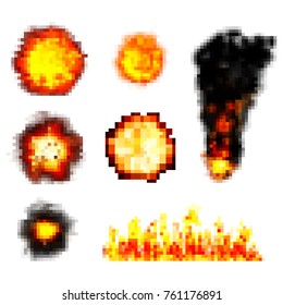 970 8 bit explosion Images, Stock Photos & Vectors | Shutterstock