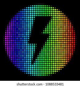 Pixel Electricity Icon Bright Pictogram Fire Stock Vector (Royalty Free ...