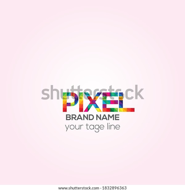 Pixel Business Vector Logo Design Pixel Stock Vector (Royalty Free ...