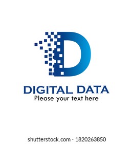 Pixel D Font Symbol Template Illustration Stock Vector (Royalty Free ...