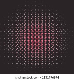 Pixel Game Background Red Black Pixel Stock Vector (Royalty Free ...