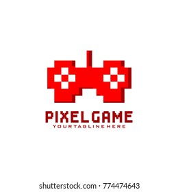 Pixel Game Logo Design Vector Stock Vector (Royalty Free) 774474643