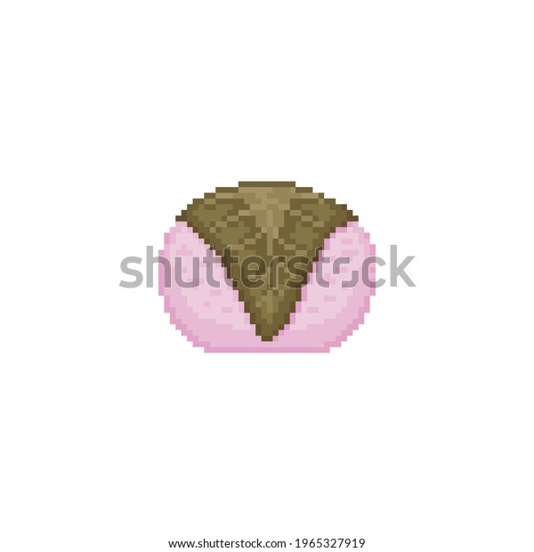 Pixel Hanami Mochi Pixel Art Sakura Stock Vector (Royalty Free ...